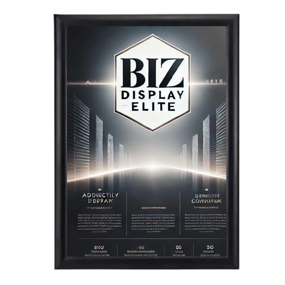 A0 Black Snap Frame – Aluminium Poster Frame | 25mm, Anti-Glare, Wall ...