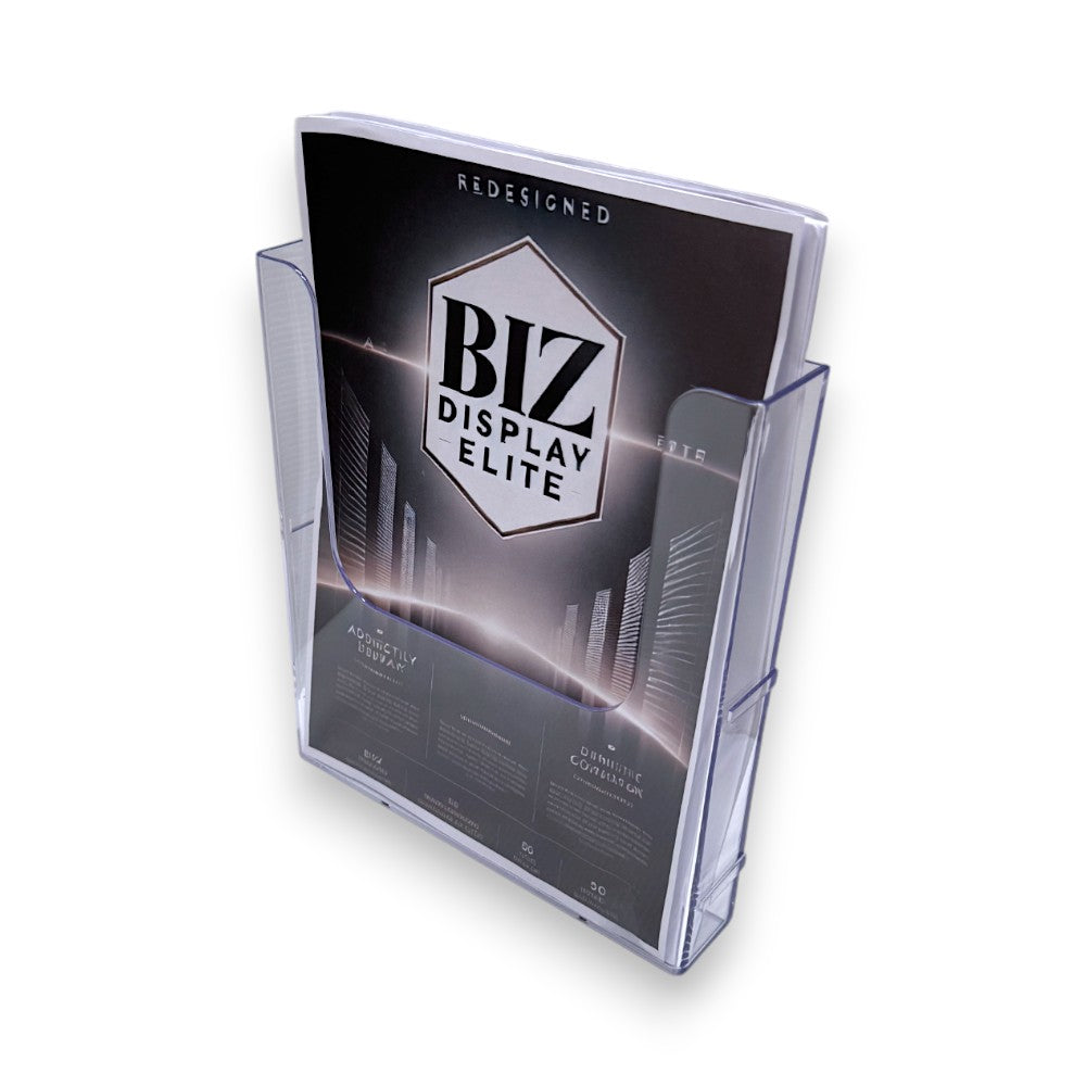 A4 Wall Brochure Holder – Wall-Mounted Display for Leaflets & Flyers ...