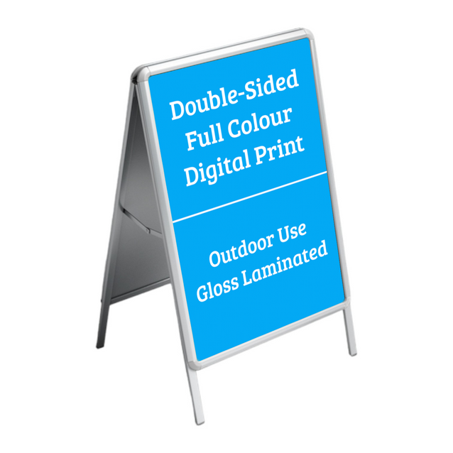 Double Sided A1 Snap A-frame with Custom Printed Posters – BIZ DISPLAY ...