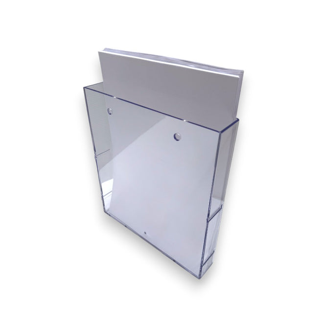 A4 Wall Brochure Holder – Wall-Mounted Display for Leaflets & Flyers ...