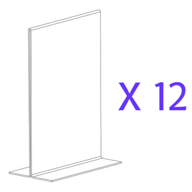 A4 Double Sided Sign Holders Portrait Carton of 12 – BIZ DISPLAY ELITE