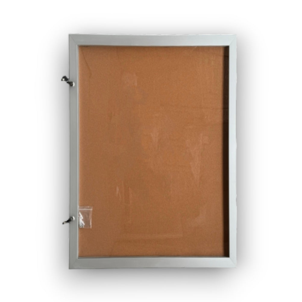 9xA4 Outdoor Lockable Notice Board – Weatherproof Wall-Mount Display C ...