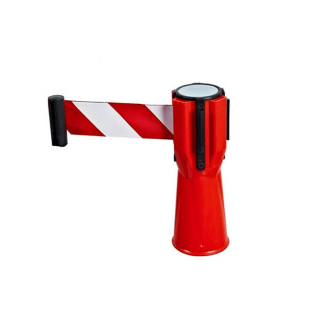 Traffic Cone Topper Retractable Belt 3m – Red/White Safety Barrier ...