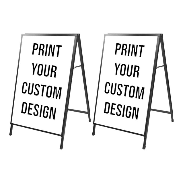 2 Units of Corflute Sign A-FRAME with Double Sided Printing – BIZ ...