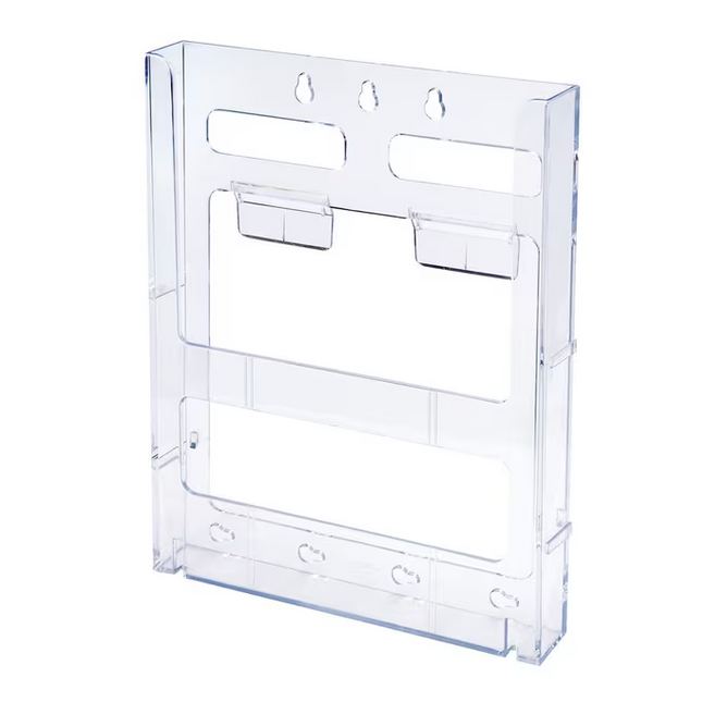 A4 Brochure Holder Wall Mount - Interlocking Display System – BIZ ...