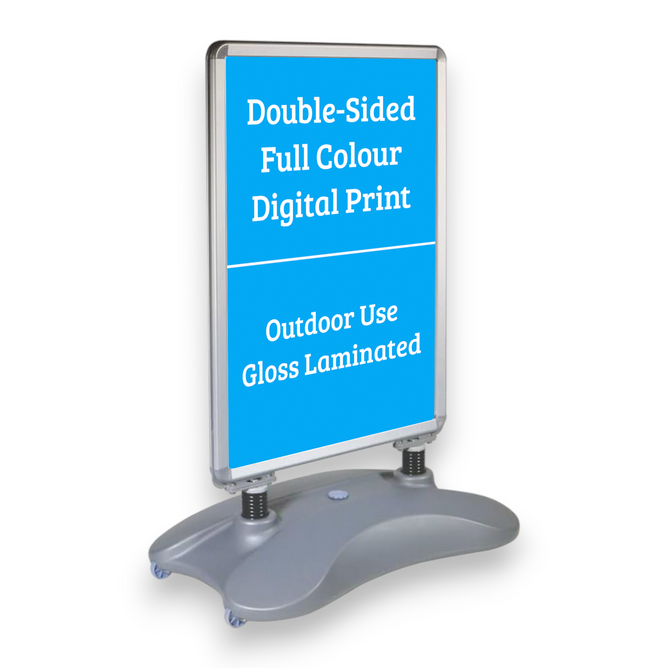 A1 Outdoor Poster Stand with Custom Double-Sided Printing – BIZ DISPLAY ...